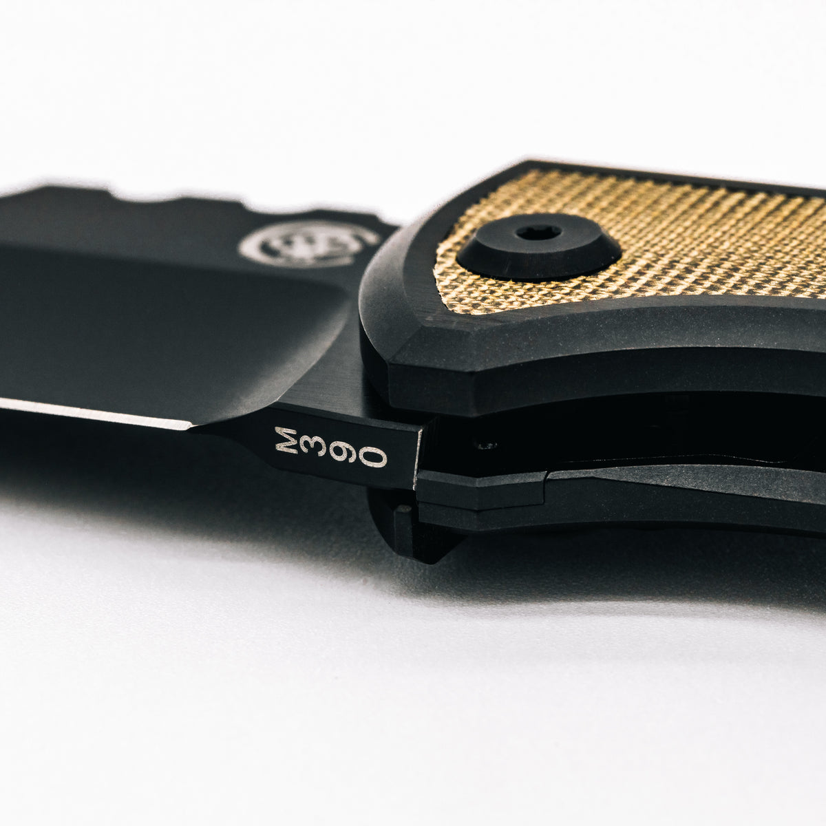 229 Redencion Kickstop Tanto - Large Green Micarta – CHAVES KNIVES